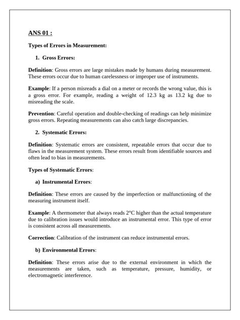 Emi Assignment 01 Pdf Observational Error Error