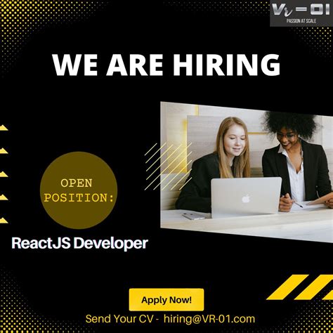 Vr 01 On Linkedin Hiring Reactjs React Remotework Contract