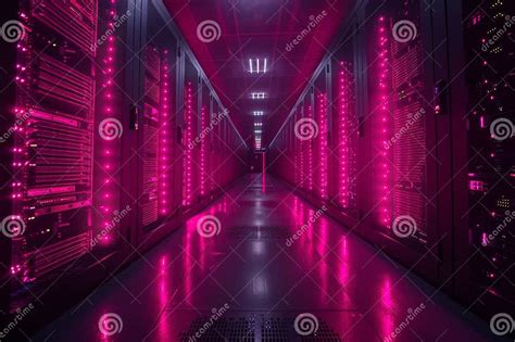 Server In Datacenter Cloud Computing Data Storage Stock Image Image