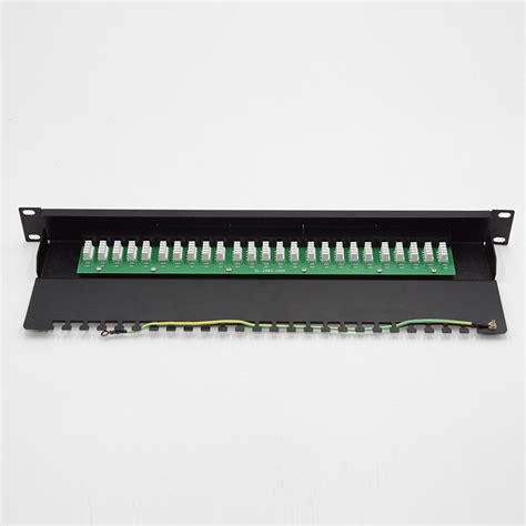 Cat3 Voice UTP 25port Telephone Patch Panel 110 Or Lsa Rj11 Telephone Patch Panel China Module