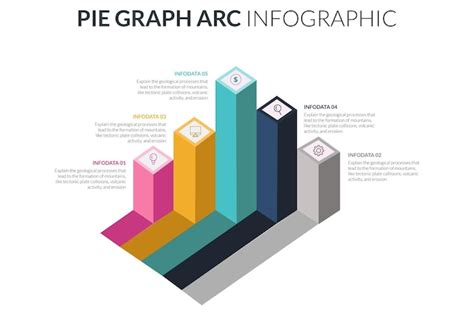Premium Vector Infographic Template For Business 5 Steps Modern 3d Pie Chart Diagram