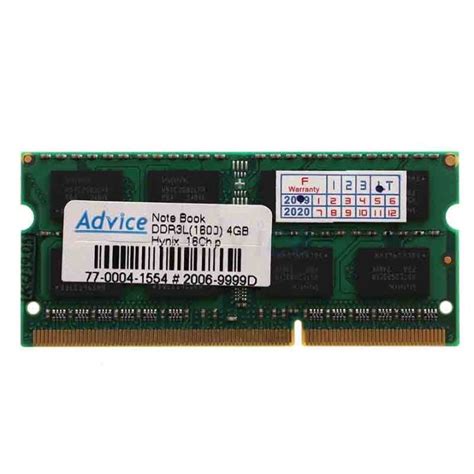 Ram Ddr3l 1600 Nb 4gb Hynix 16 Chip Th