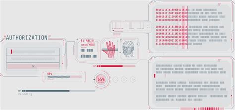 Data Decryption Program Interface Royalty Free Vector Image