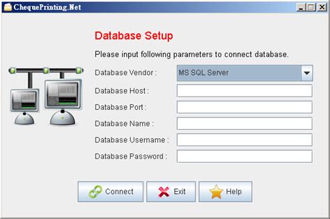 Configuration Chequeprintingnet User Guide