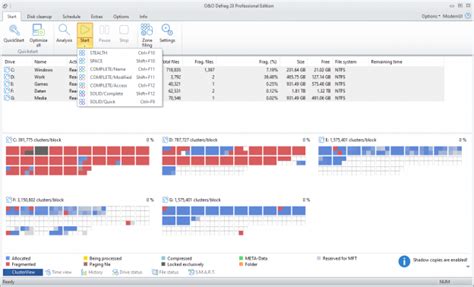 Standard Defragmentation Methods Oando Software