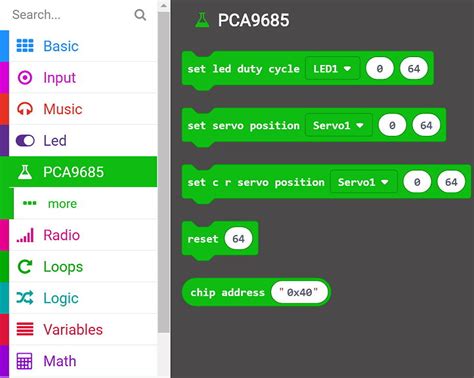 Github Jdarlingpxt Pca9685 Generic Pca9685 Driver For The Bbc Microbit