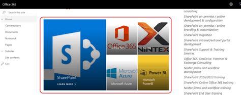Hero Web Part In Sharepoint Online Modern Site Spguides