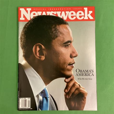 Obamas America Who We Are Now Newsweek Magazine Jan 26 2009 Inaugration £819 Picclick Uk