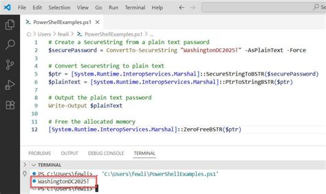 Powershell Convert Secure String To Plain Text