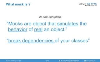 Mockito A Simple Intuitive Mocking Framework Pdf Programming Languages Computing
