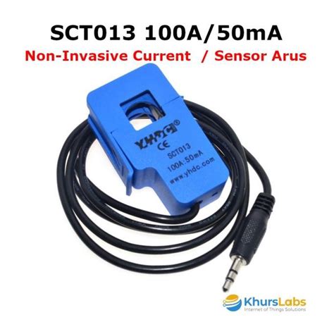 Jual Sct013 100a 50ma Non Invasive Ac Current Sensor Arus Klem Transformer Shopee Indonesia