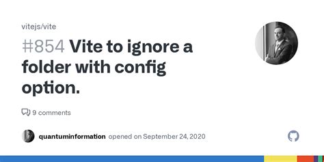 Vite To Ignore A Folder With Config Option · Issue 854 · Vitejsvite