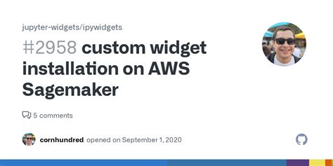 Custom Widget Installation On Aws Sagemaker · Issue 2958 · Jupyter