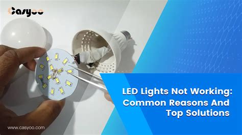 LED Lights Not Working Common Reasons And Top Solutions