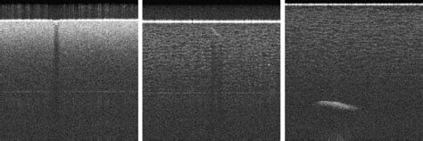 Oct Cross Sections Of 3 Samples Surface Defect Left Sub Surface