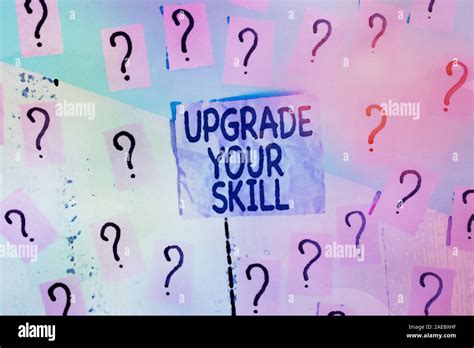 Text Sign Showing Upgrade Your Skill Business Photo Showcasing Expand Scope Of Knowledge