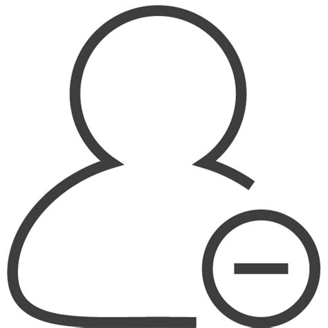 User Remove User Interface And Gesture Icons