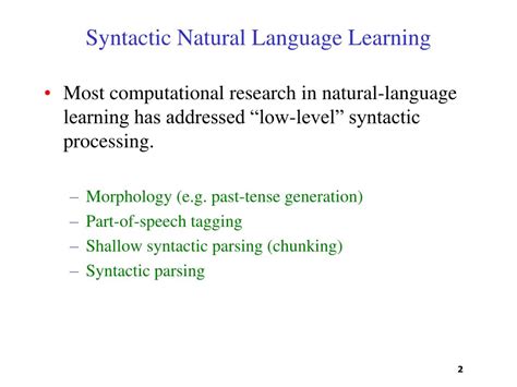 Ppt Learning For Semantic Parsing Of Natural Language Powerpoint