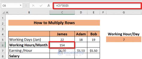 How To Multiply Rows In Excel 4 Easiest Ways Exceldemy