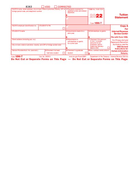 Form 1098 T 2022 Fill Out And Sign Online Dochub