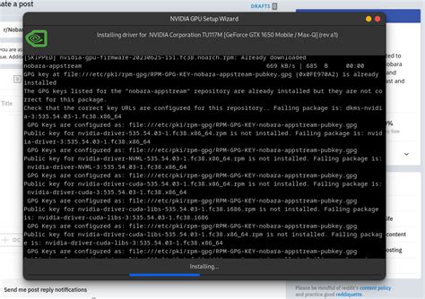 Nvidia Driver Is Not Installing On Nobara R Nobaraproject
