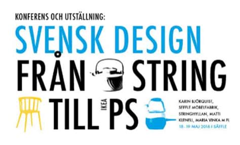 Svensk Design Från String Till Ikea Ps