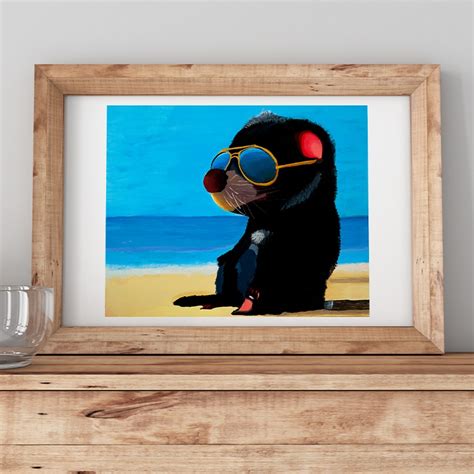 Tassie Devil At The Beach Premium Prints Shop Tasmania