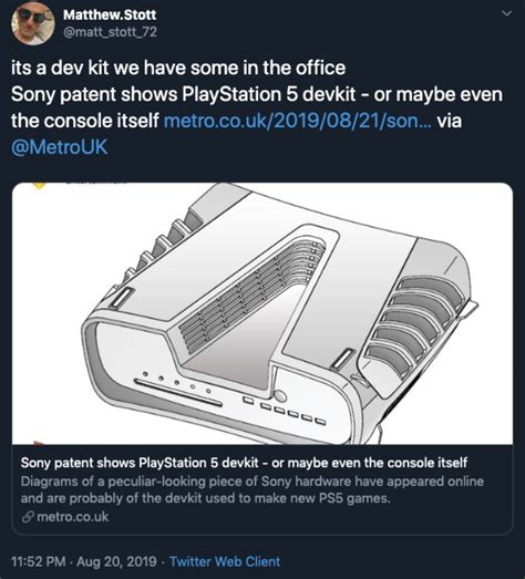 Ps5 Dev Kit Patent Seemingly Unveiled Online