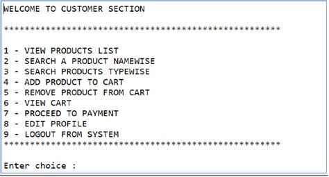 Online Shopping Management System Java Console Application 1000 Projects