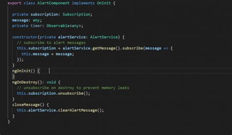 How To Create Subscribe Custom Alert Services With Angular Tutorial