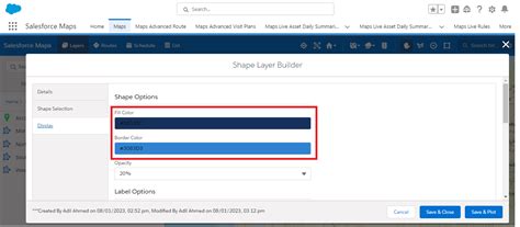 How To Create Territories Using Shape Layer In Salesforce Map