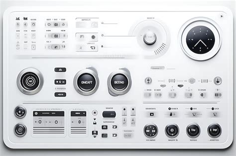 Neumorphic Ui Ux White User Interface Web Buttons And Ui Sliders