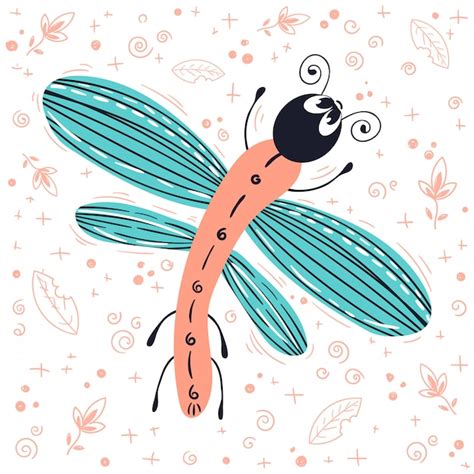 Premium Vector Vector Cartoon Bug Or Beetle