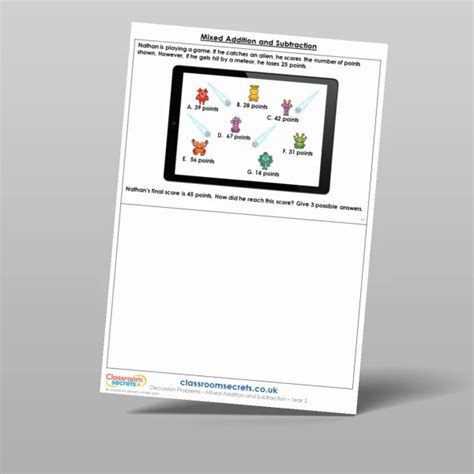 Year 2 Mixed Addition And Subtraction Reasoning And Problem Solving Resource Classroom Secrets