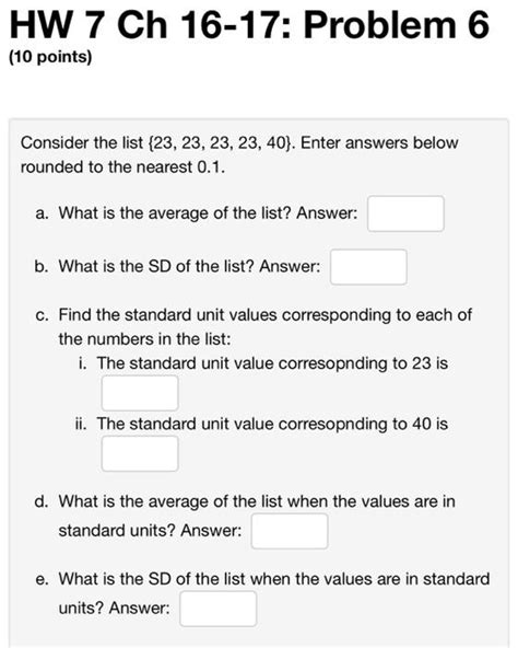 solved hw 7 ch 16 17 problem 6 10 points consider the