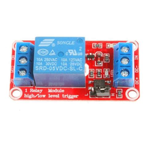 Jual Channel Relay With Optocoupler Module Board Shield High Low Level Trigger V V V