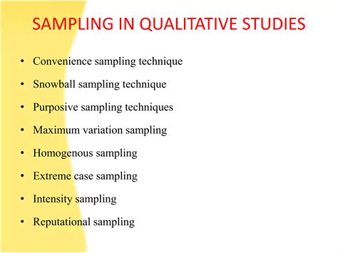 Sampling And Sampling Techniques Ppt Pptx