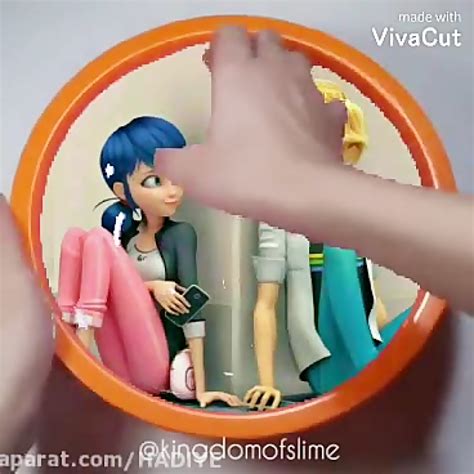 اسلایم مرینت و آدرین ساخت خودم