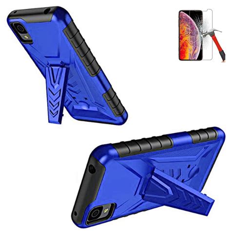 Phone Case For TCL 30Z T602DL 4188R 30LE Case With Screen Protector Build In Kickstand