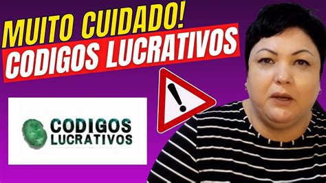 Codigos Lucrativos Funciona ⚠️muito Cuidado ⚠️ Código Lucrativo♑️