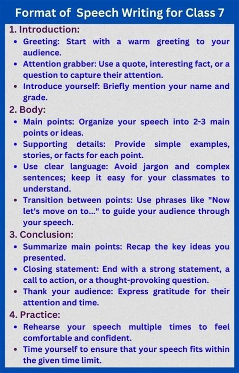 15 Speech Writing Topics For Class 7 With Questions And Answers