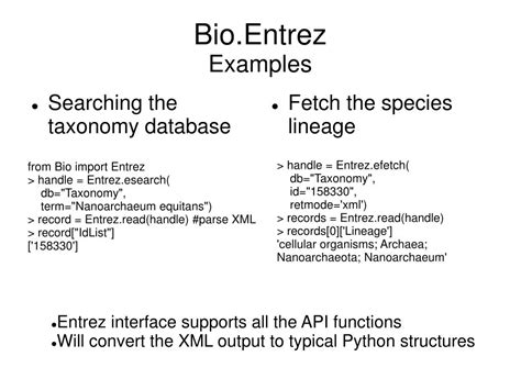 Ppt Biopython Project Update And The Python Ecology For Bioinformatics ‏ Powerpoint