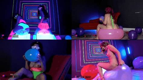 4 Scene Blacklight Balloon Bash Lulu Ella Karah Riley 1080 Wmv Amateur Boxxx Clips4sale
