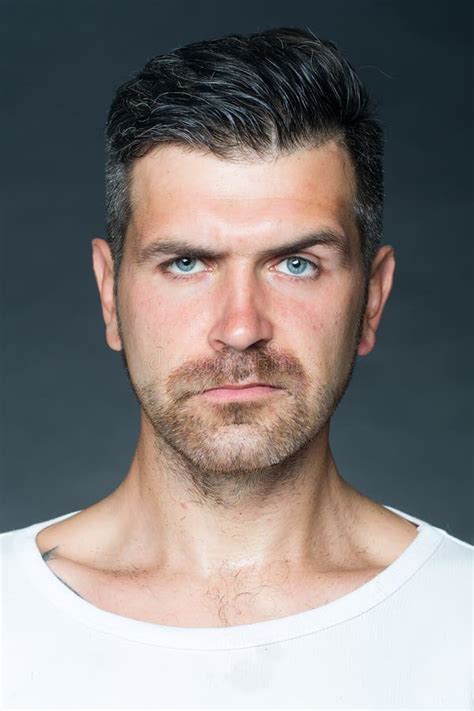 Shaved Man With Bristle Stock Image Image Of Modern 61481361