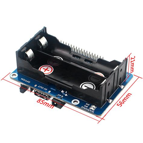 라즈베리 파이 Ups 전원 공급 모듈 Gpio 핀 5v 전원 공급 장치 라즈베리 파이 4b 3b 3b 용 안정적인 전류 출력 햇 배터리 없음 컴퓨터 구성요소