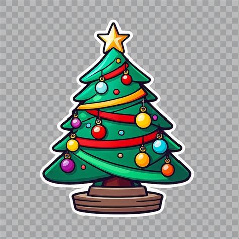 Premium Psd Merry Christmas Santa Claus Sticker Design