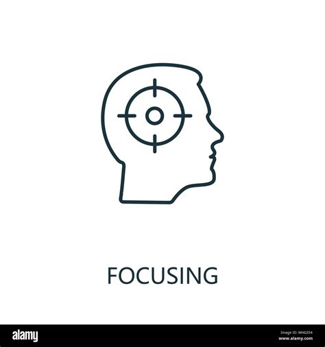 Focusing Outline Icon Thin Line Concept Element From Productivity Icons Collection Creative