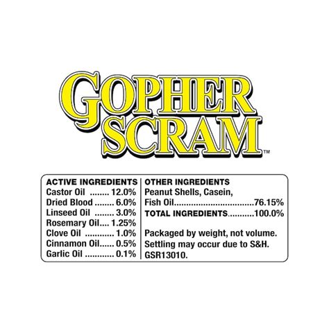 Enviro Protection Industries Co Scram Gopher Repellent 130010 At