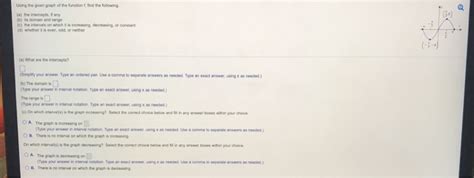 Solved The Graph Of A One To One Function F Is Given Draw