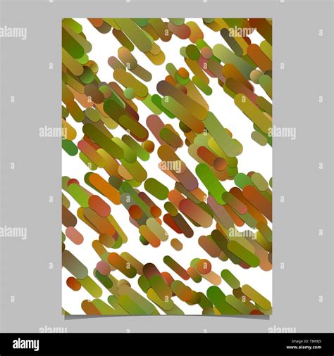 Colorful Abstract Modern Diagonal Gradient Rounded Stripe Pattern Brochure Background Template